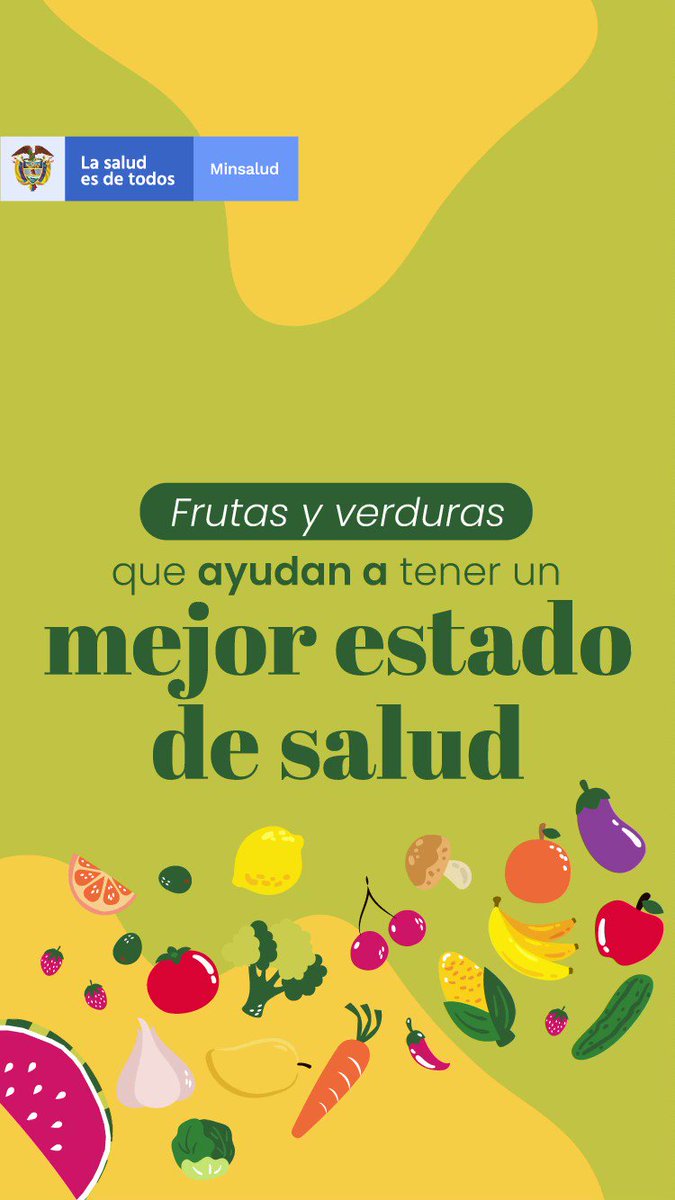 Minsaludcol On Twitter Te Contamos Qué Frutas🍓🍐y Verduras🥗pueden