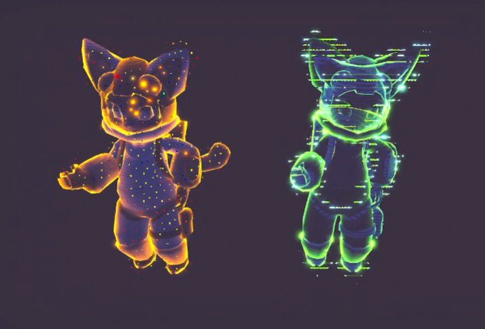 Joyce{MinionsArt} ️Unity Unite (Montreal) on Twitter: "Playing around with my hologram shader ...