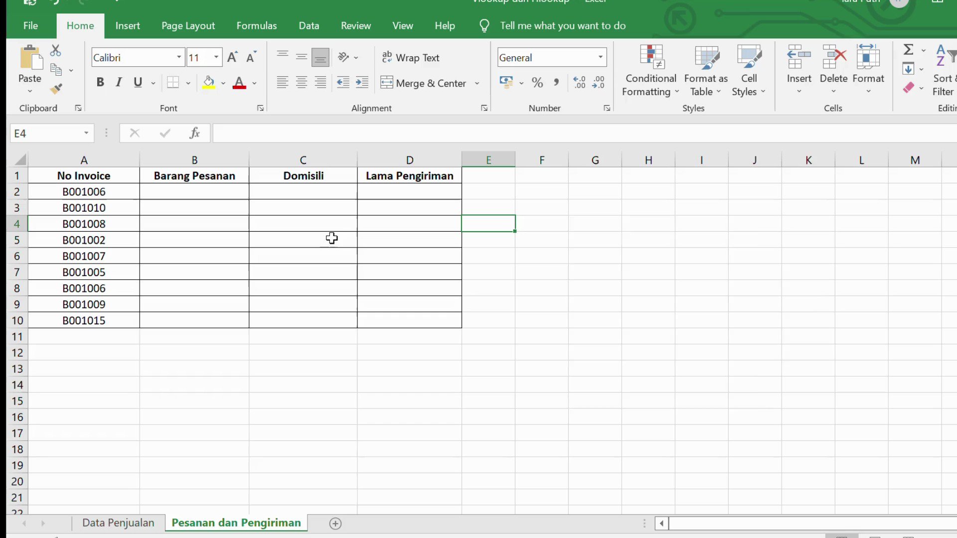 MySkill - Si Paling Belajar 💎 on Twitter: "Tutorial menggunakan rumus excel Hlookup dan Vlookup ...