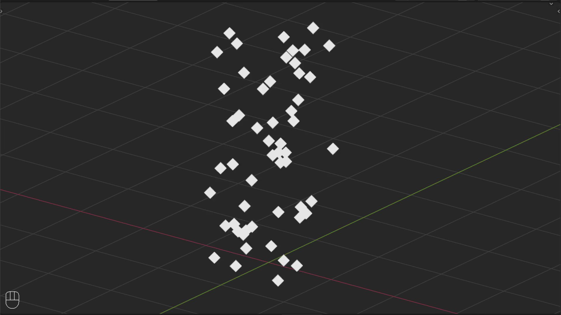 Geometry nodes in a minute or so / Twitter