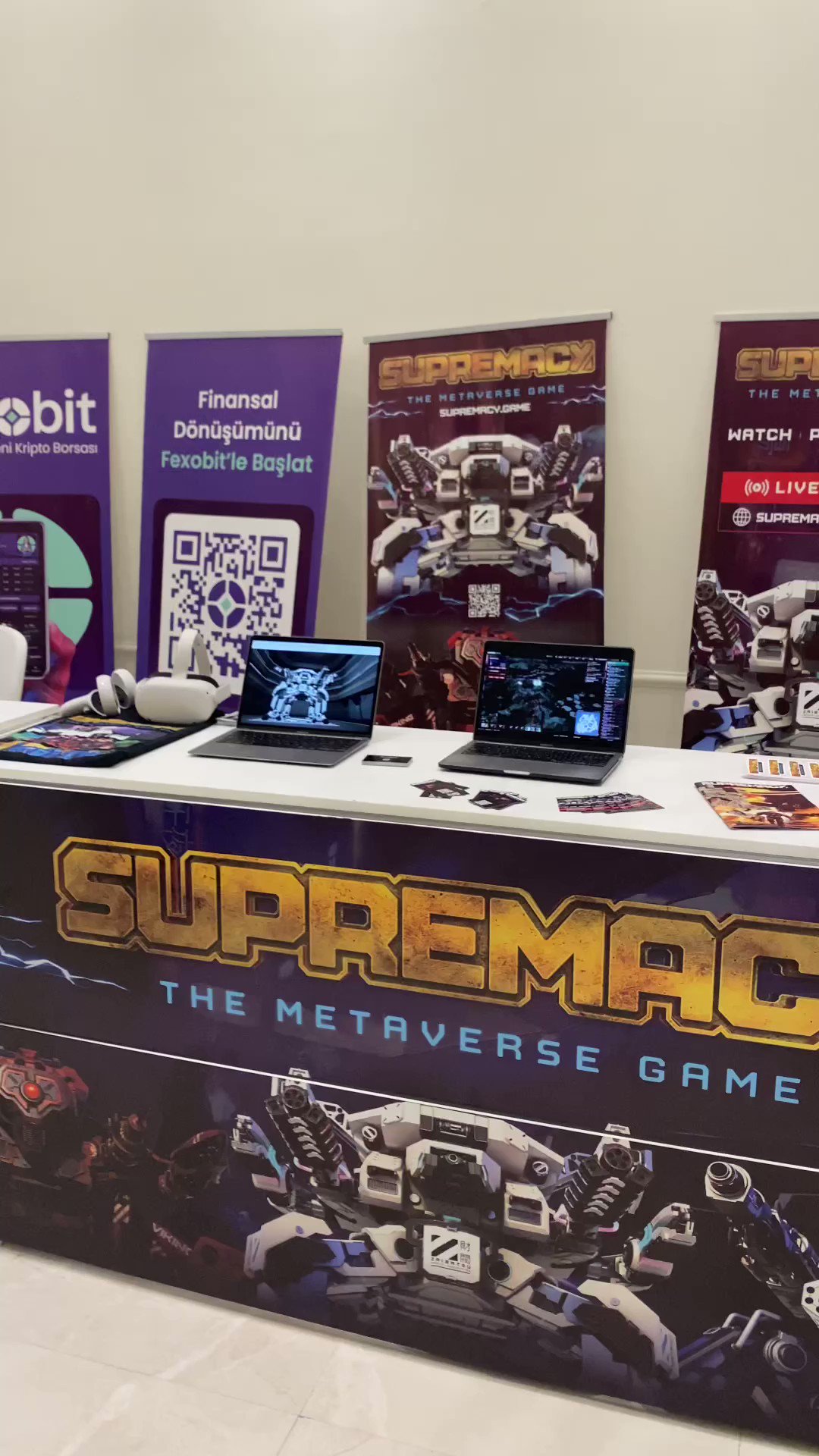 Supremacy: The Metaverse Game on Twitter: "Supremacy Booth at @BEconony_HQ Blockchain Economy ...