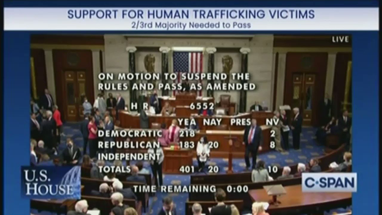 The Recount On Twitter Last Night The House Passed Anti Trafficking