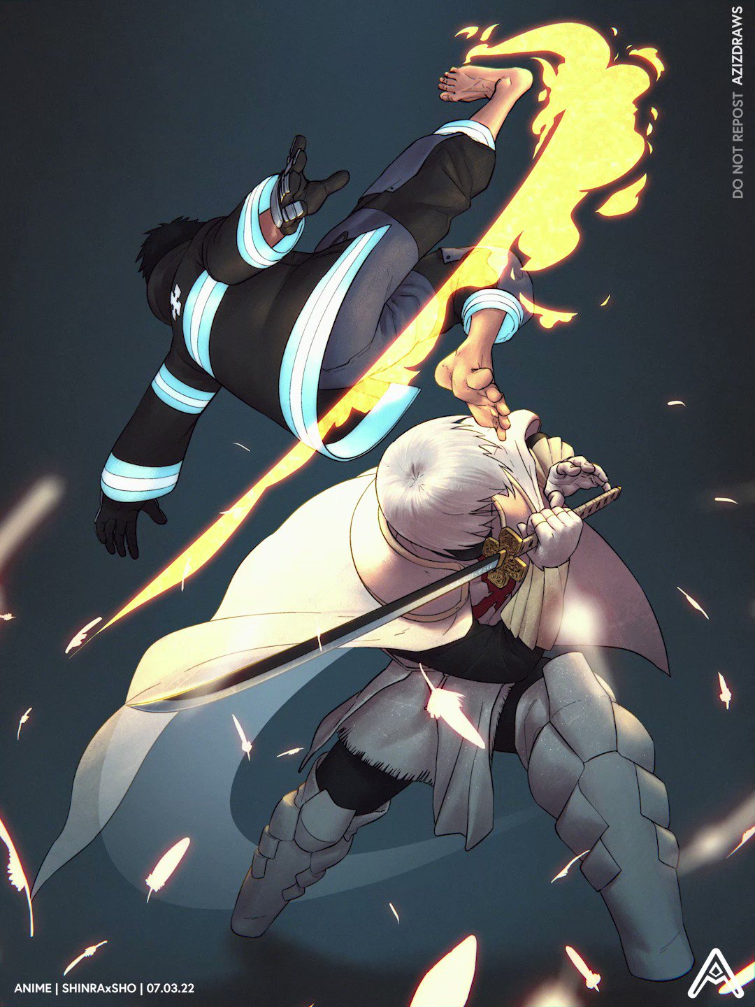 Aziz Mbye | COMMISSIONS OPEN on Twitter: "Tremendous Acceleration #FireForce https://t.co ...