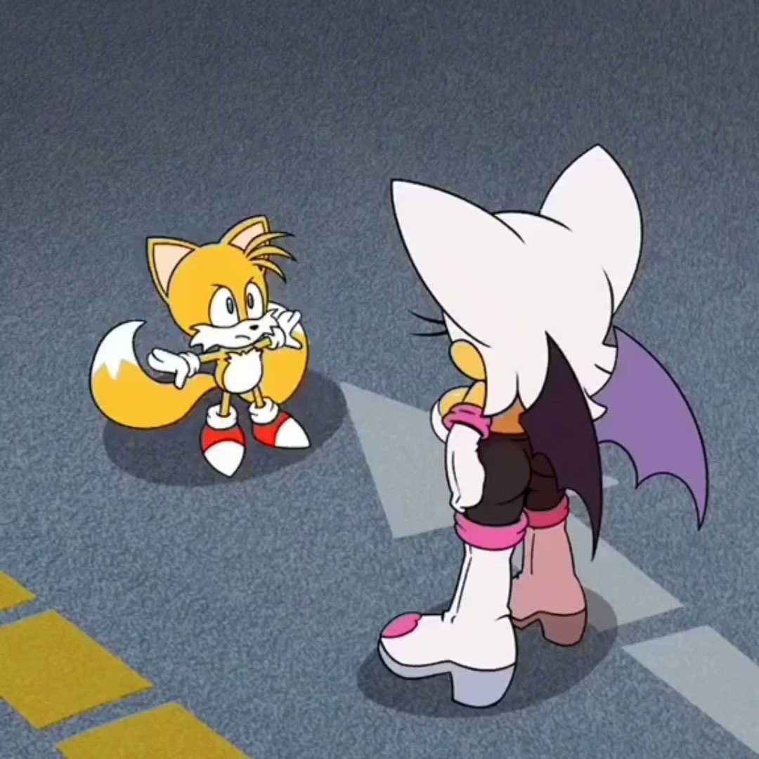Rouge And Tails Kiss