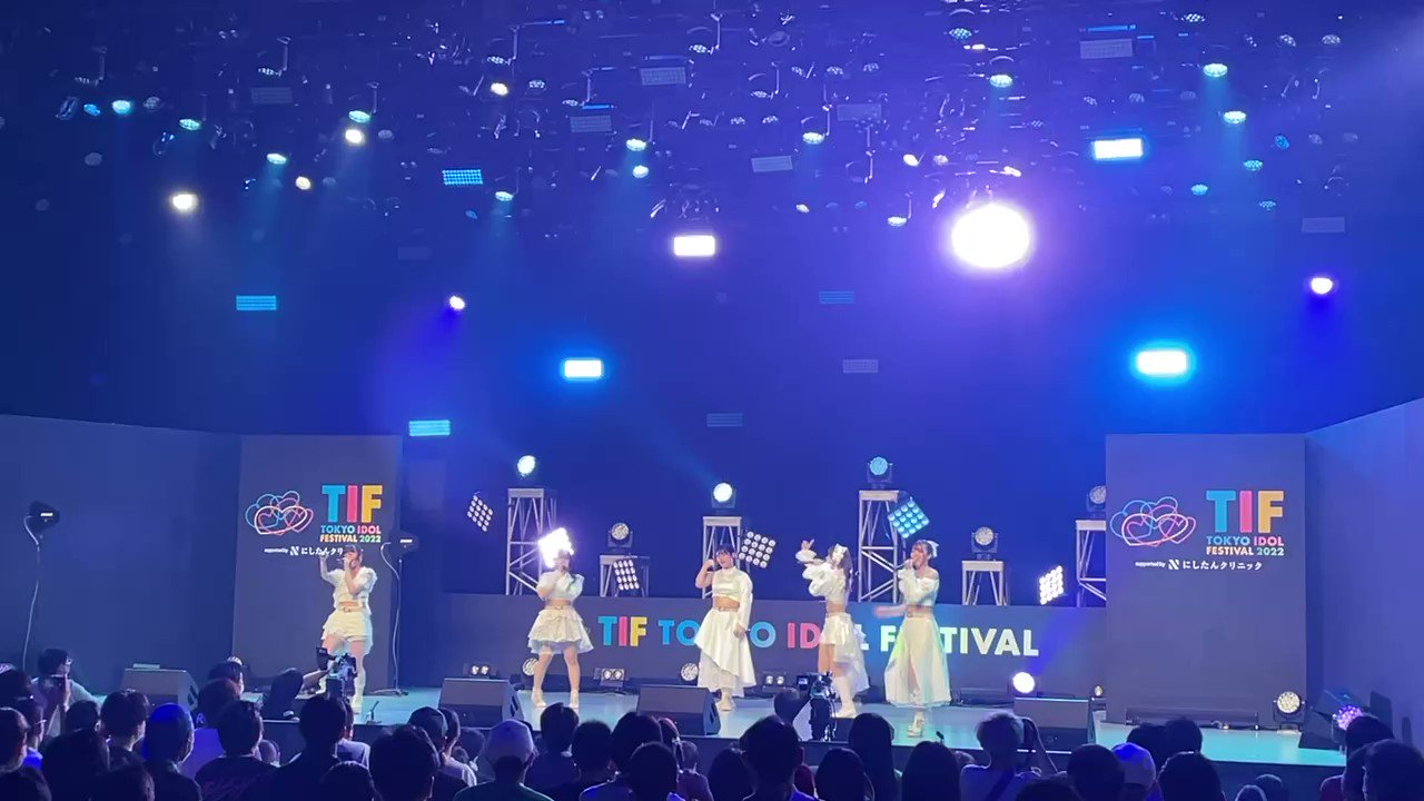 alma on Twitter: "改めまして「TOKYO IDOL FESTIVAL 2022 supported by にしたんクリニック」ありがとうございました😭 ️‍🔥 皆さんと夏の ...