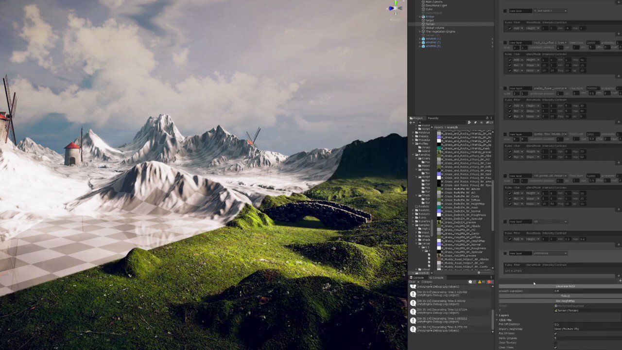 80 LEVEL on Twitter: "TerrainDecorator, a rule-based terrain texturing tool for Unity, developed ...