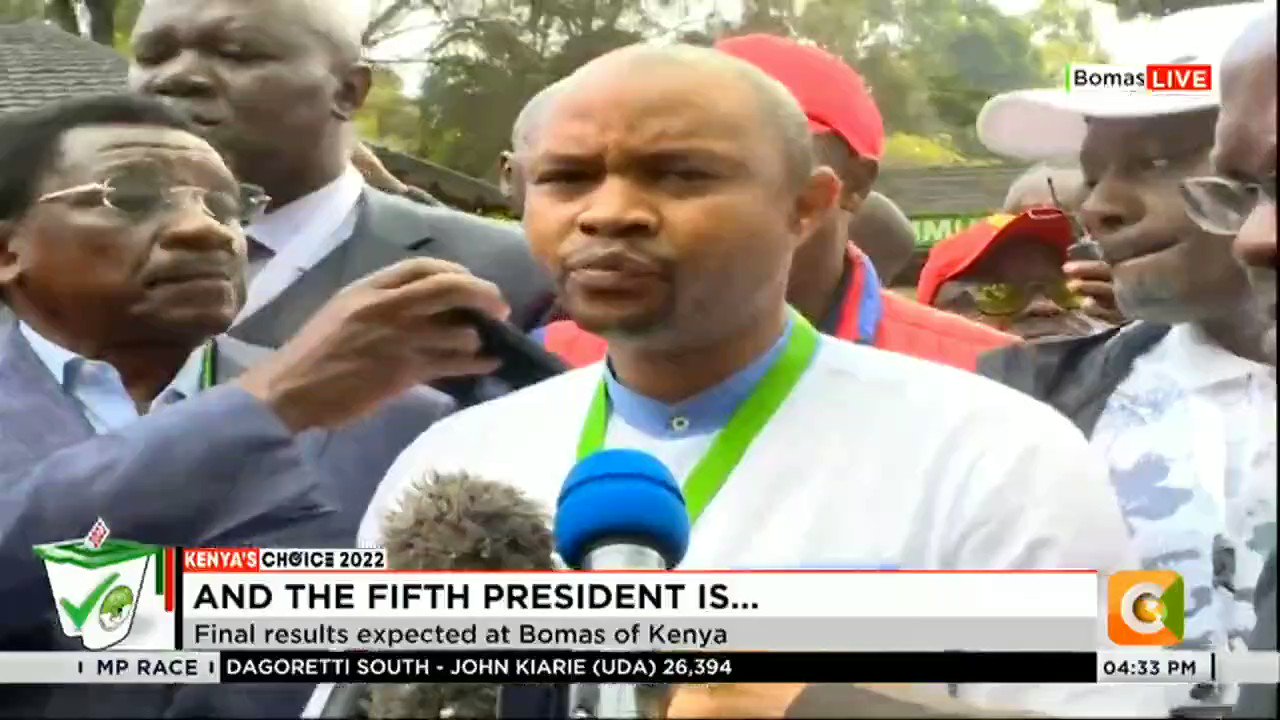 Gideon Kibicho on Twitter: "James Orengo should advice Raila Odinga to write a concession speech ...