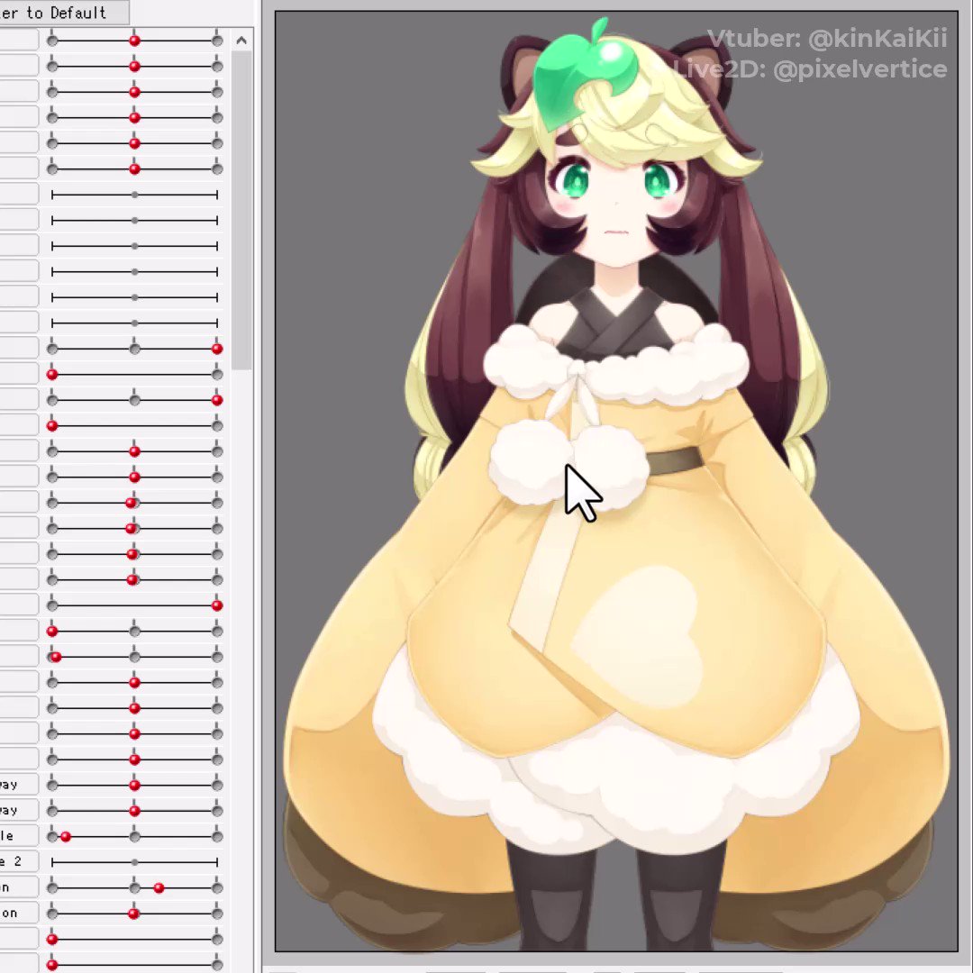 Ran 🐲 Live2D Animator on Twitter: "another round of bullying vtuber on Live2D editor (sorry ...