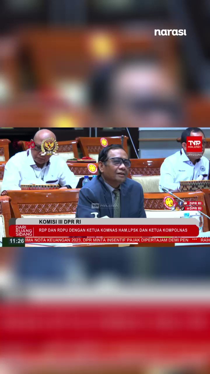 Mata Najwa on Twitter: "Menko Polhukam, Mahfud MD sempat menuding jika DPR diam dalam kasus ...