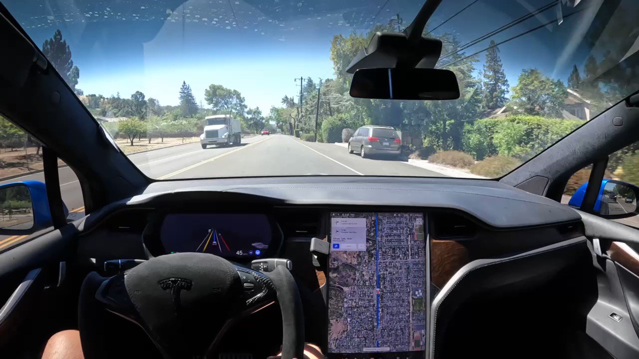 Tesla Owners Silicon Valley On Twitter Fsdbeta Handles A Car Coming