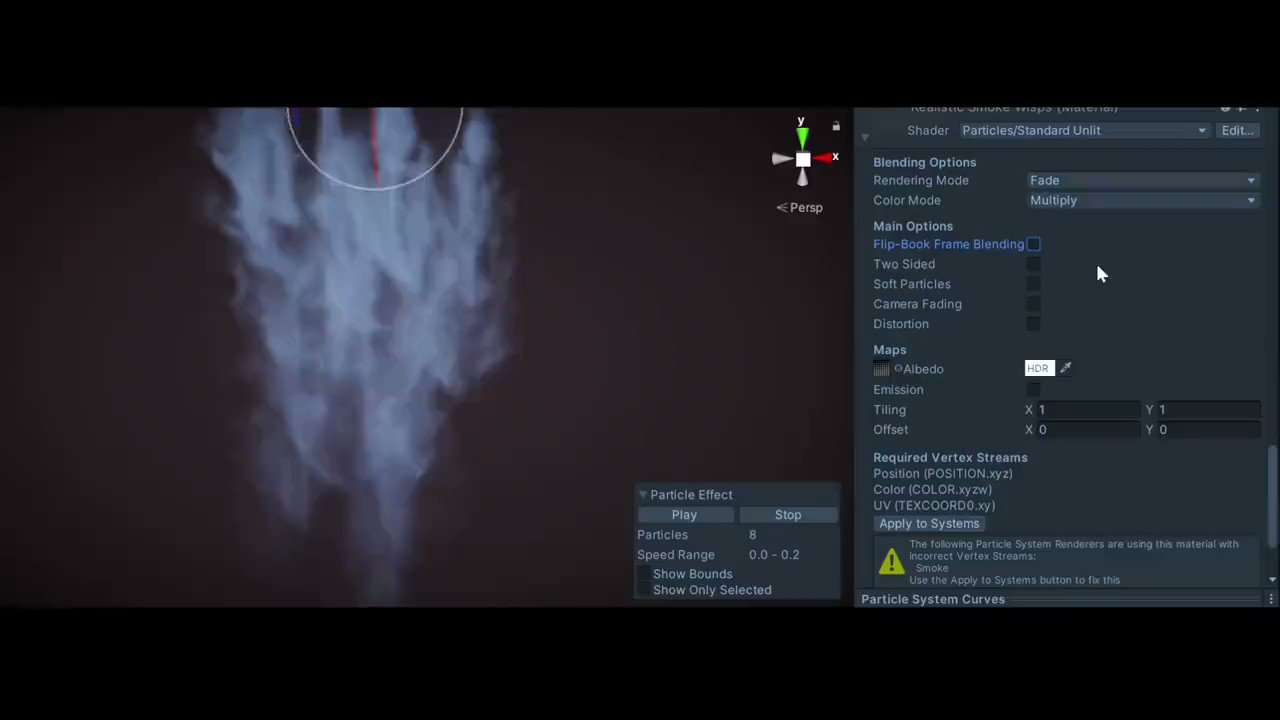 Mirza Beig on Twitter: "#UnityTip: Particle frame blending. 🎞️ Use frame blending for particle ...