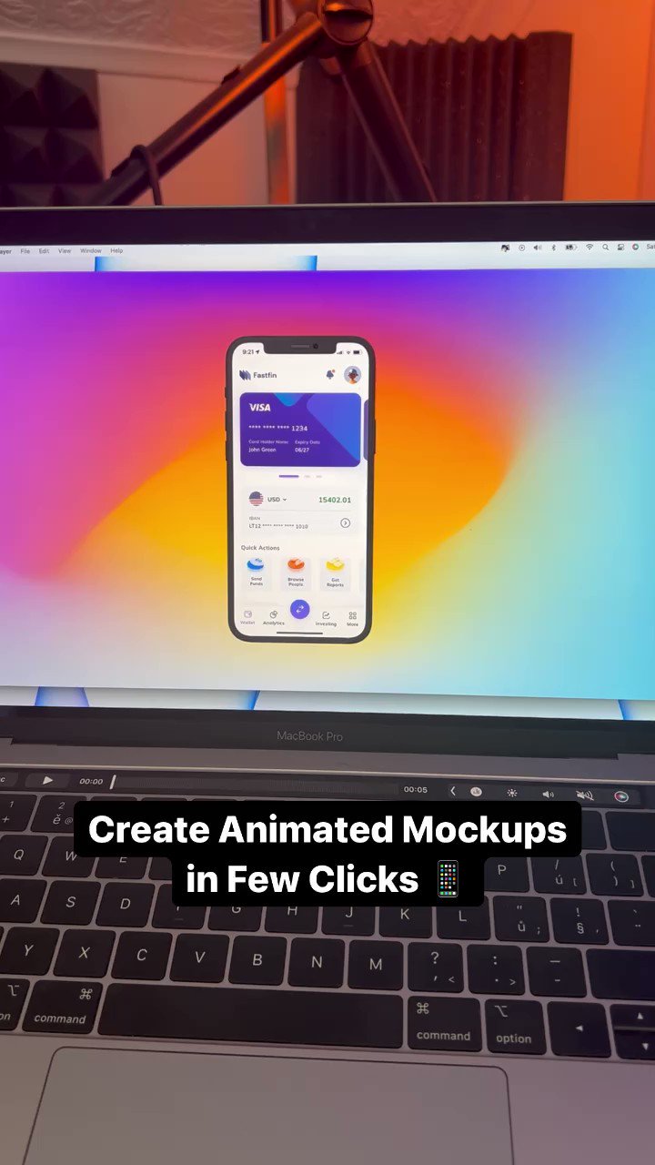 Jan Mraz - UX / UI Designer on Twitter: "With this tool, you're able to create animated mockups ...