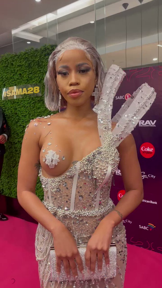 ZAlebs on Twitter: "Anele Zondo sharing what inspired her dress for the SAMAs tonight #SAMA28 ...