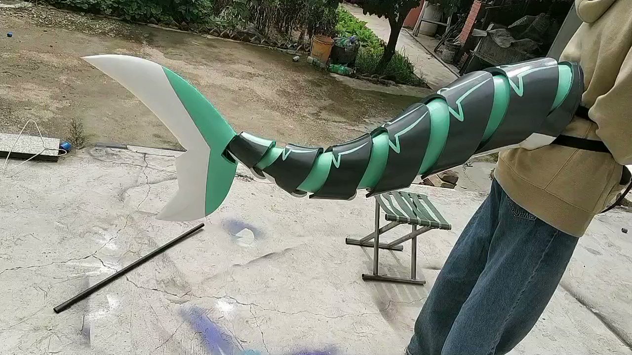 Ruby Protogen Studio on Twitter: "Protogen movability tail 是委托，仅展示 #protogen #protogenfursuit # ...