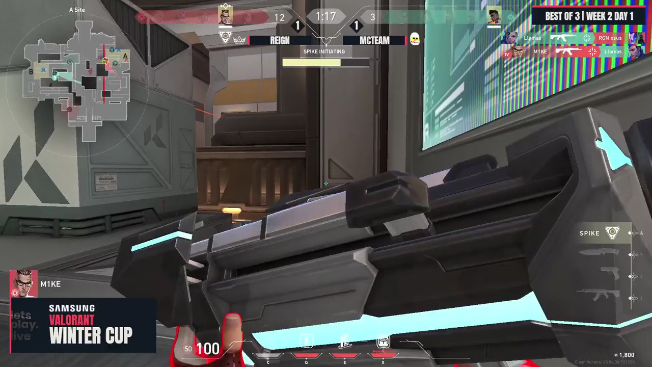 LPL Valorant on Twitter: ".@REIGNSATX 👑 wrap up the series 2-1 🆚 @McTeamOCE 🍔 after a 1v1 ...