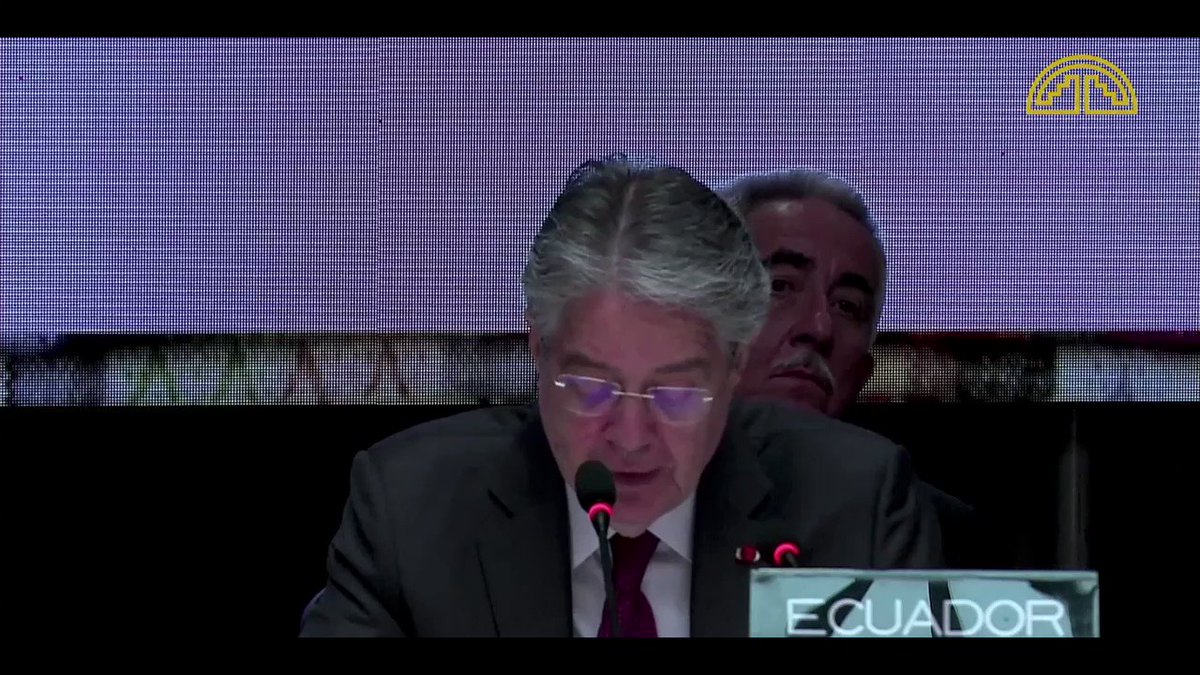 Cancillería del Ecuador 🇪🇨 on Twitter: "El presidente @LassoGuillermo, en su intervención ...