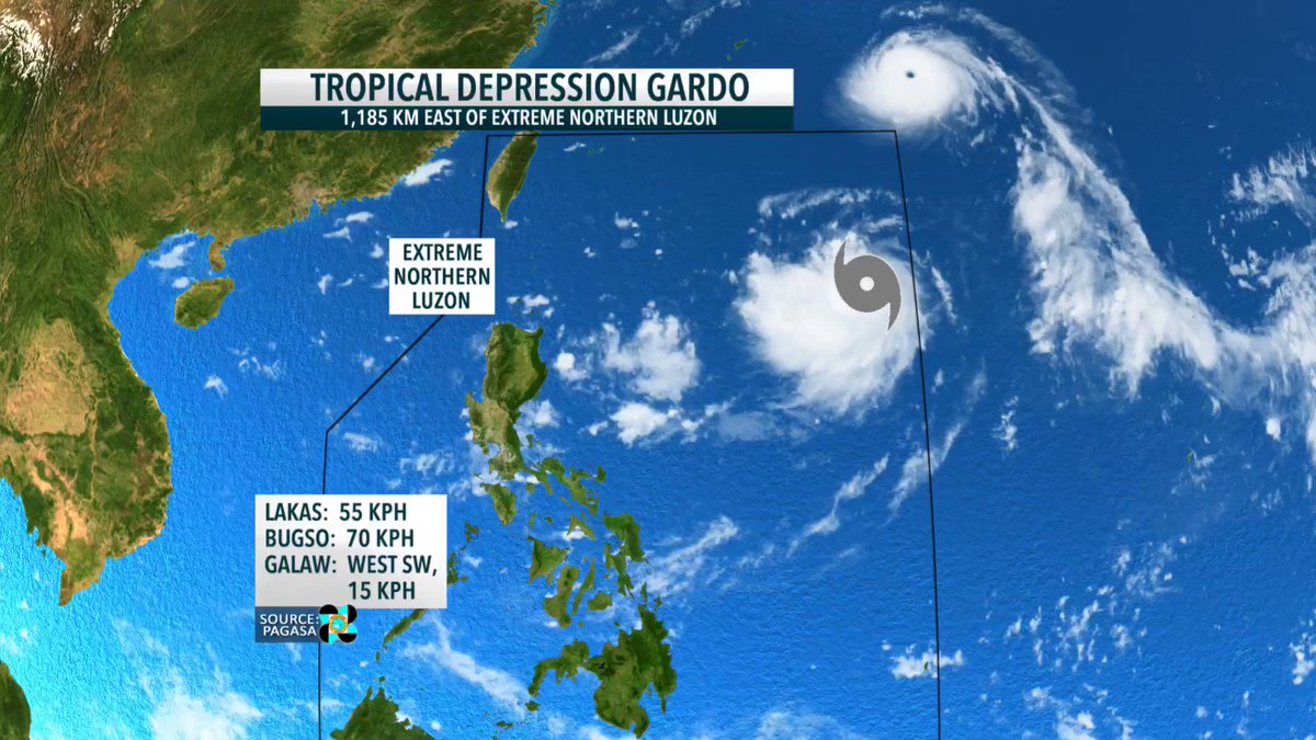 IMReady on Twitter: "Una, ang bagyong #GardoPH sa loob ng PAR na huling namataan sa layong 1,185 ...