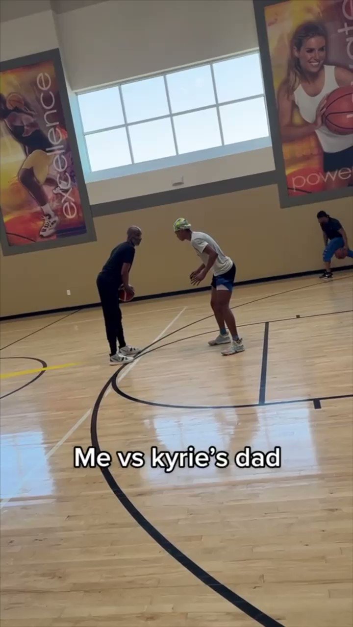 Overtime on Twitter: "Kyrie’s dad out here getting buckets at LA Fitness 🔥 (via pvender/TT ...