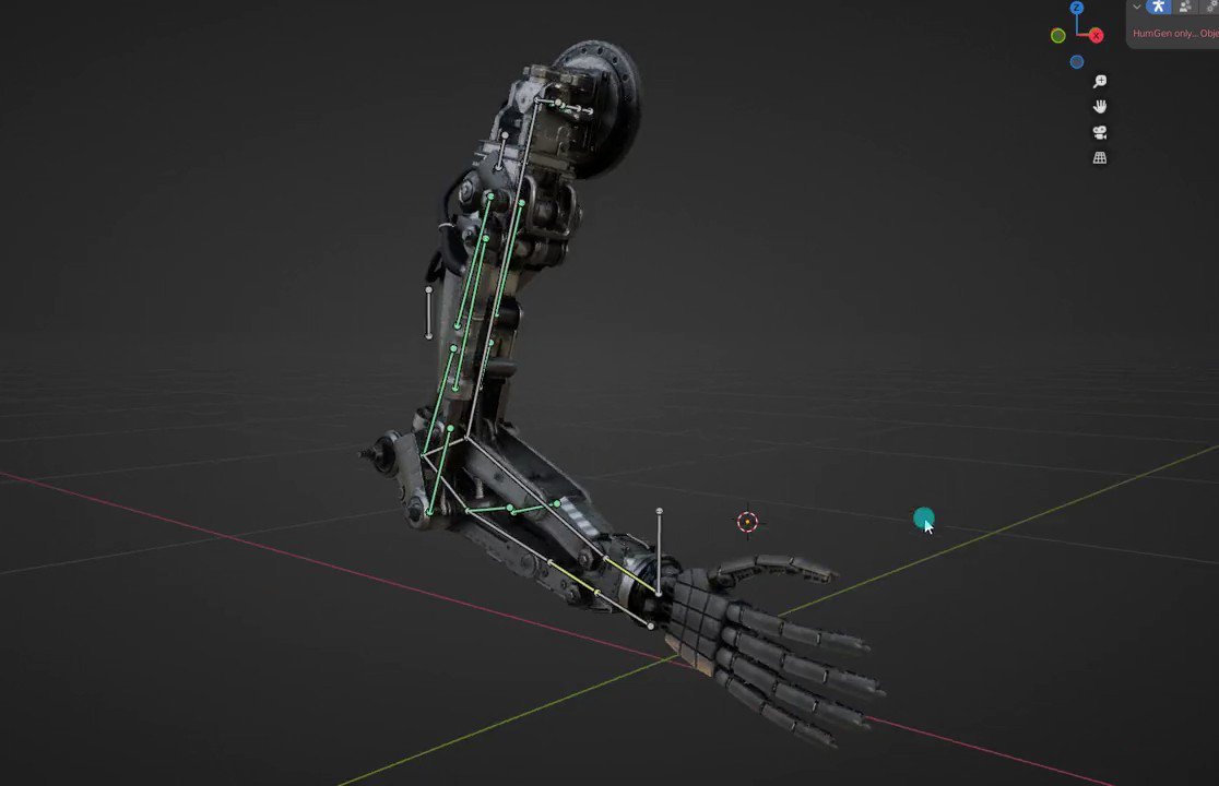 80 LEVEL on Twitter: "Check out this cool robot hand rig made by 3D Artist @TheBanditBK with ...