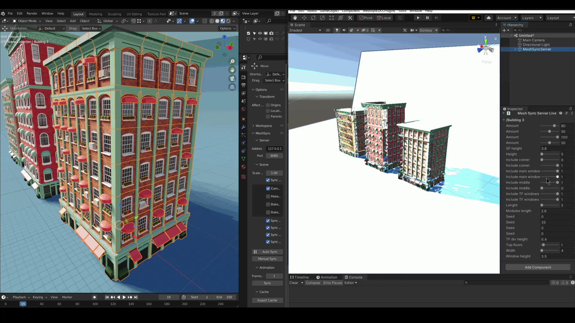h.omae on Twitter: "MeshSync, the DCC livelink package for Unity is updated and got Blender ...