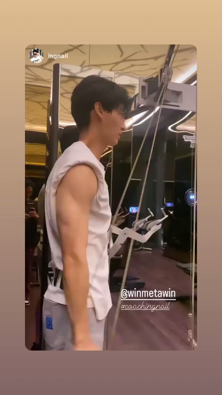 Winmetawin.Official on Twitter: "igs winmetawin update อันนี้คือท่าเล่นกล้ามส่วนแขน Pushdowns ...