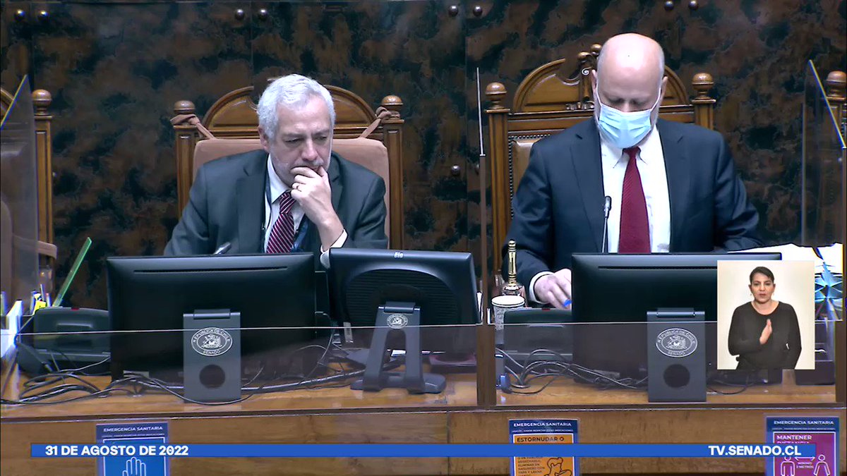 Senado Chile On Twitter [ahora]📍sala Del Senado Rindió Un Minuto De