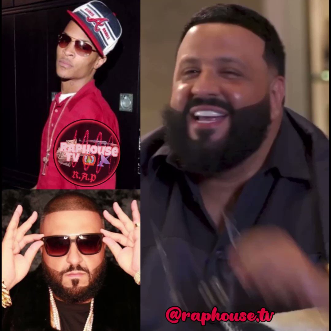 Raphousetv (RHTV) on Twitter: "Like TI with the Fitted Hats, Dj Khaled couldn't keep his glasses ...