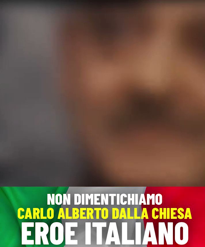 Giorgia Meloni 🇮🇹 ن on Twitter: "40 anni fa, moriva nella strage di via Carini il Generale dei ...