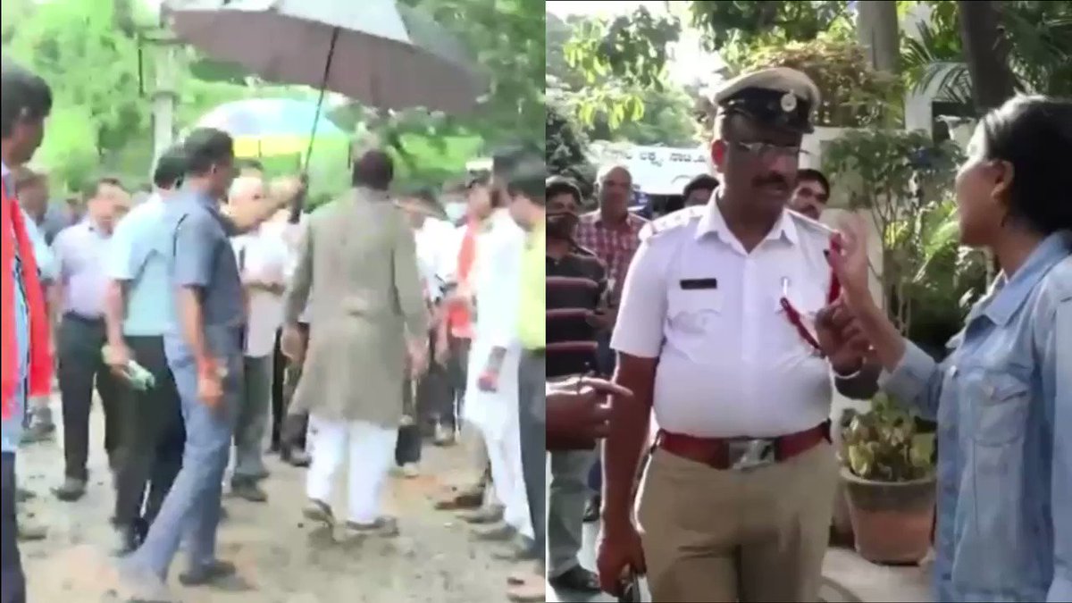 Shiv Aroor on Twitter: "VVIP obnoxiousness runs in the family, clearly. Karnataka BJP MLA Arvind ...