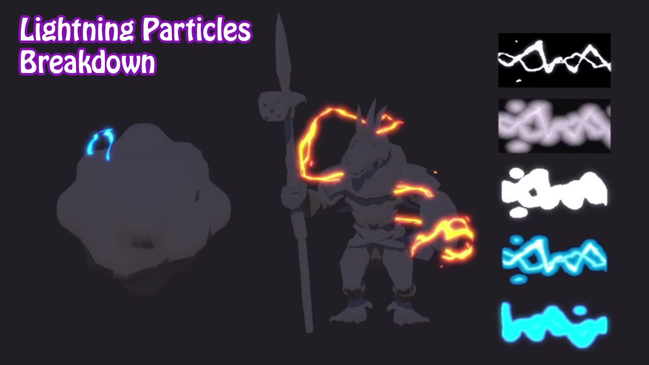 Joyce[MinionsArt] on Twitter: "Made a post breaking down the lightning particles effect. How to ...