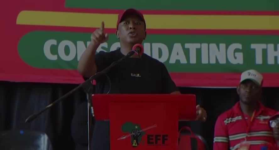 Economic Freedom Fighters on Twitter: "CIC @Julius_S_Malema addressing at the 3rd North West # ...