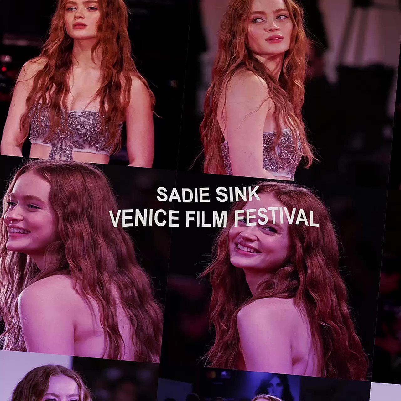 media 📁 on Twitter: "sadie sink venice film festival edizione 79 2022 fancam fc edit video 🎶 ...