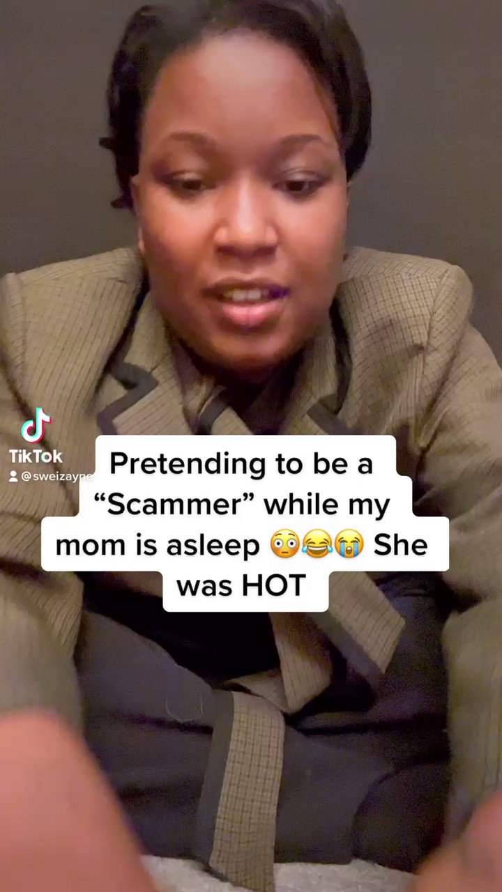 Sweizayne🤎 On Twitter Woke Up My Mom In The Middle Of The Night Pretending To Be A Scammer