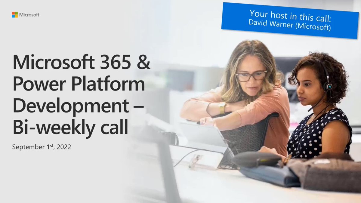 Microsoft 365 Developer on Twitter: "💾 Recording of the #Microsoft365dev & #PowerPlatform ...