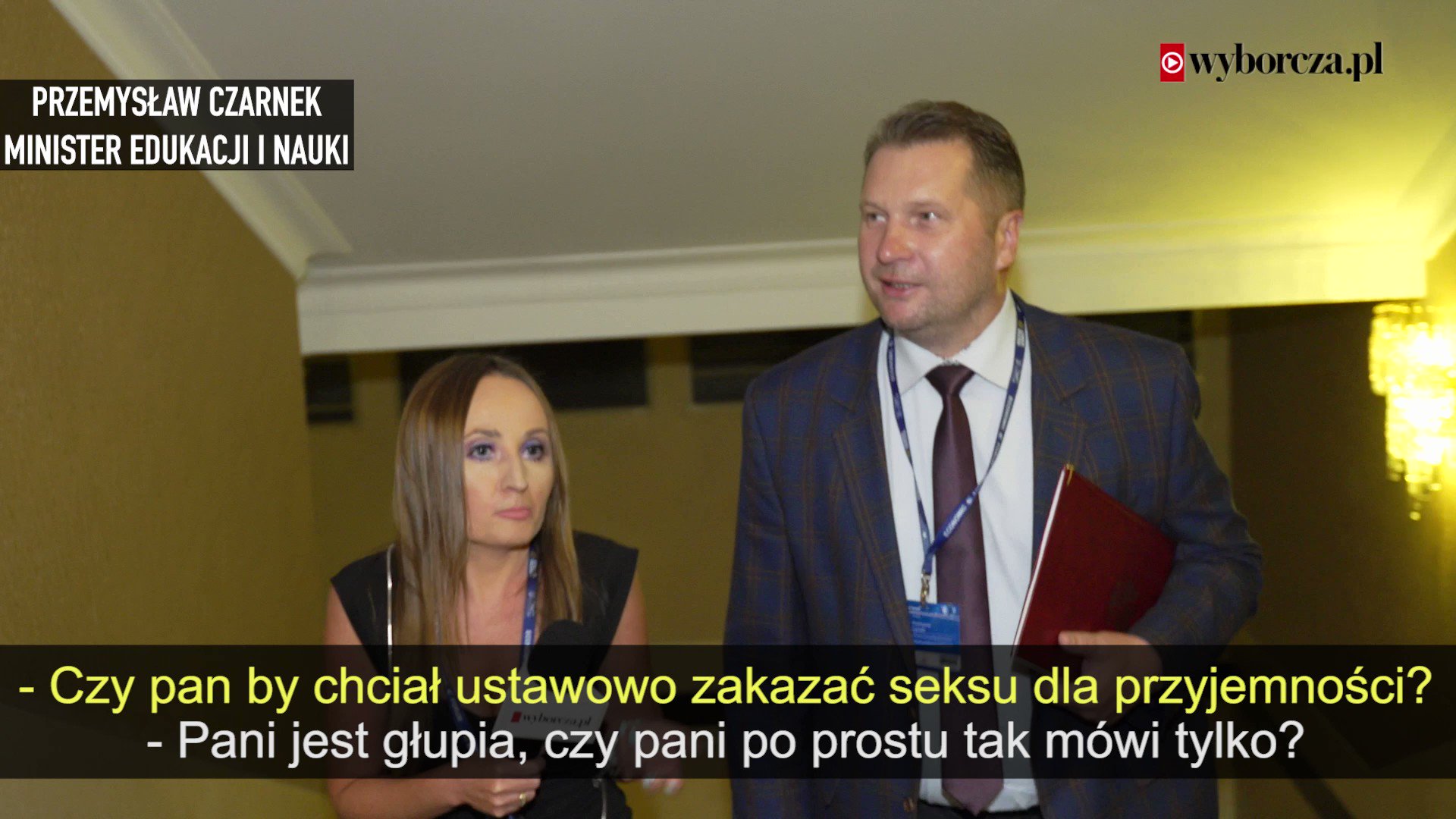 Wideo Wyborcza.pl on Twitter: "Przemysław @CzarnekP mówił o "seksie dla przyjemności". Na ...