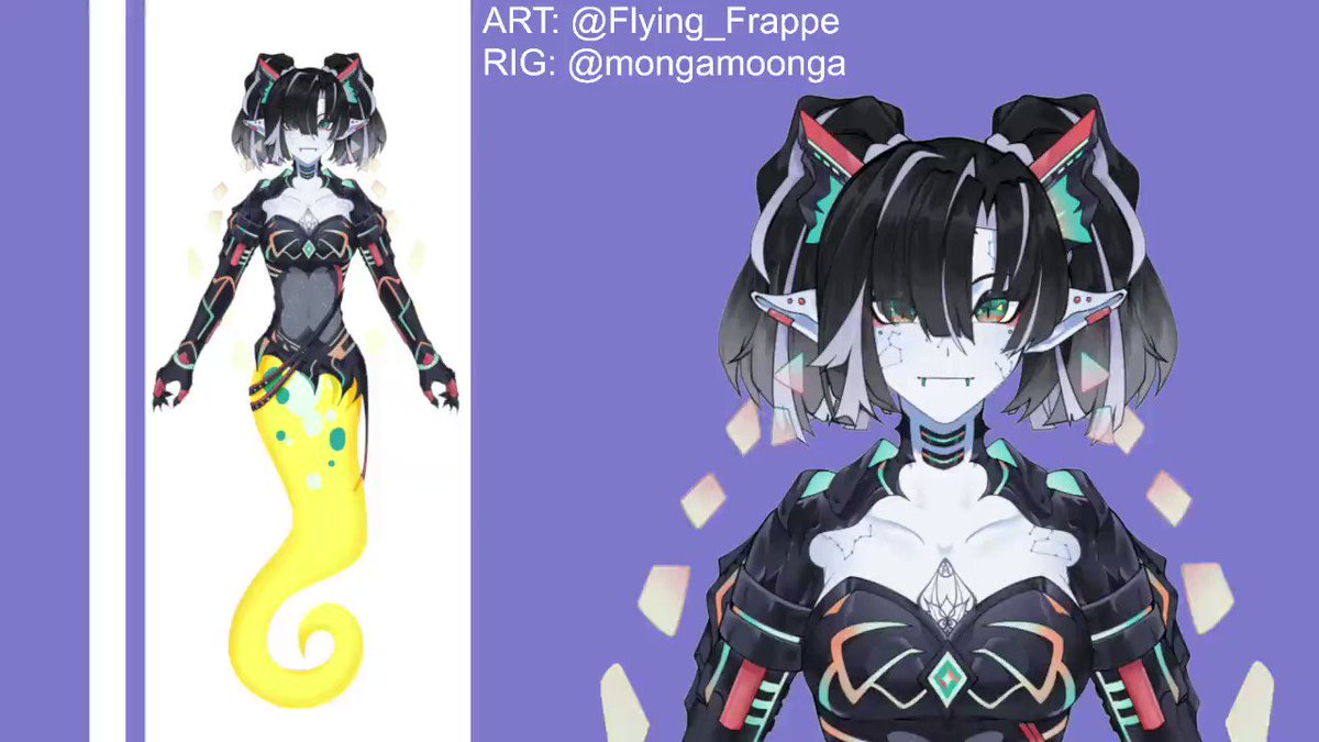 Alexis Sara 🏳️‍⚧️ 🏳️‍🌈 Tsl On Twitter Rt Mongamoonga 【vtuber Model
