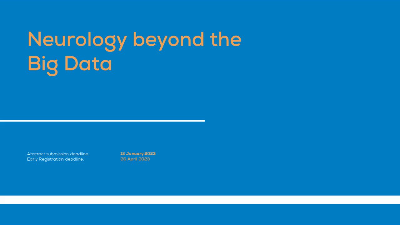 European Academy of Neurology (@EANeurology) / Twitter