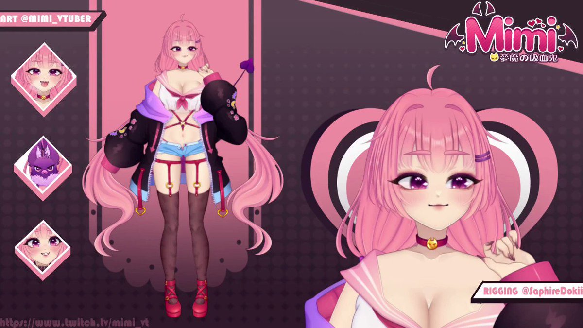 🌸Mimi_Vtuber🌸 - COMISSION CLOSED MOMMY VTUBER on Twitter: " Live2D Showcase Mimi VT 🌸Art @/Mimi ...