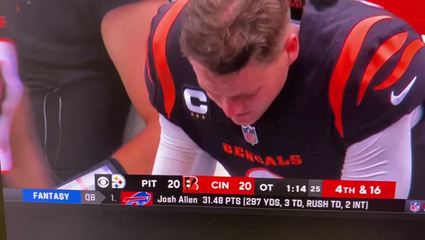 Ari Meirov on Twitter: "Bad clock management: The #Bengals lost to the #Steelers on a 53-yard FG ...