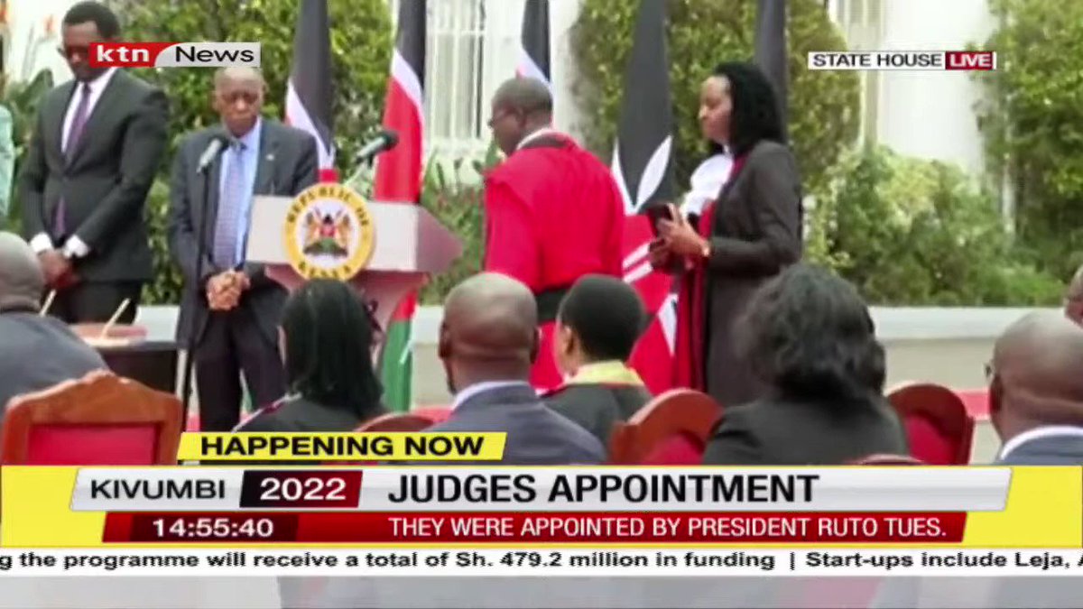 The Standard Digital on Twitter: "RT @KTNNewsKE: Justice George Odunga takes oath of office at ...