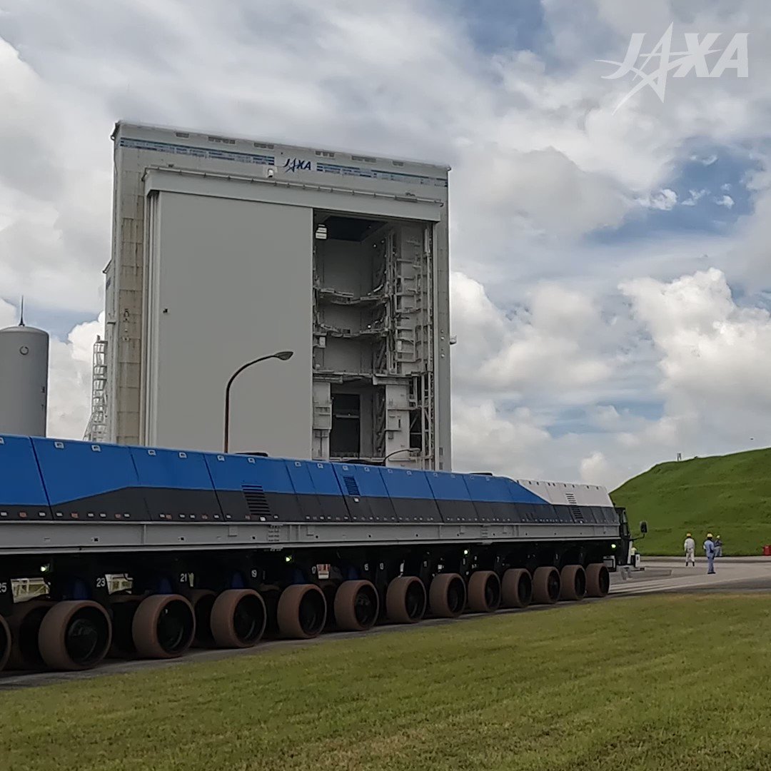 JAXA（宇宙航空研究開発機構） on Twitter: "🎥Activity Report mini🎥 今回は♫大型ロケット移動発射台から素敵なビューをお届け♫ #種子島宇宙センター で ...