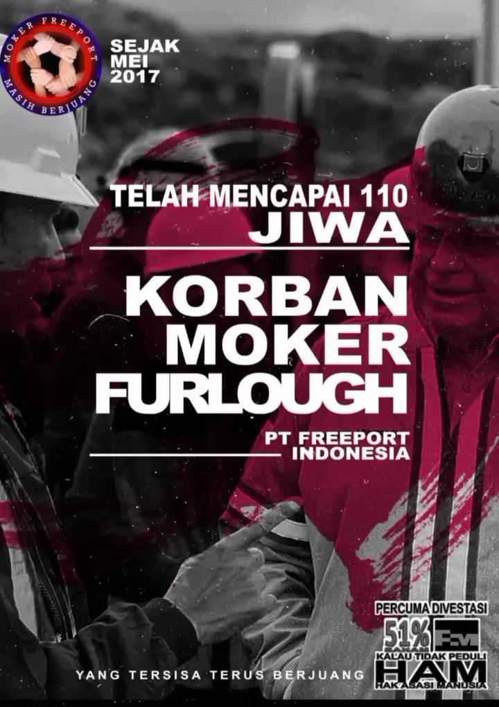 kris purwanto on Twitter: "@mohmahfudmd Beginikah sikap negara dengan membiarkan buruh freeport ...