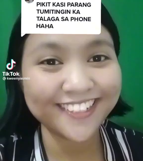 Reaction Videos Ph On Twitter Sure Sure Sure Ill Close My Eyes Kween Yasmin Tiktok Girl Bob