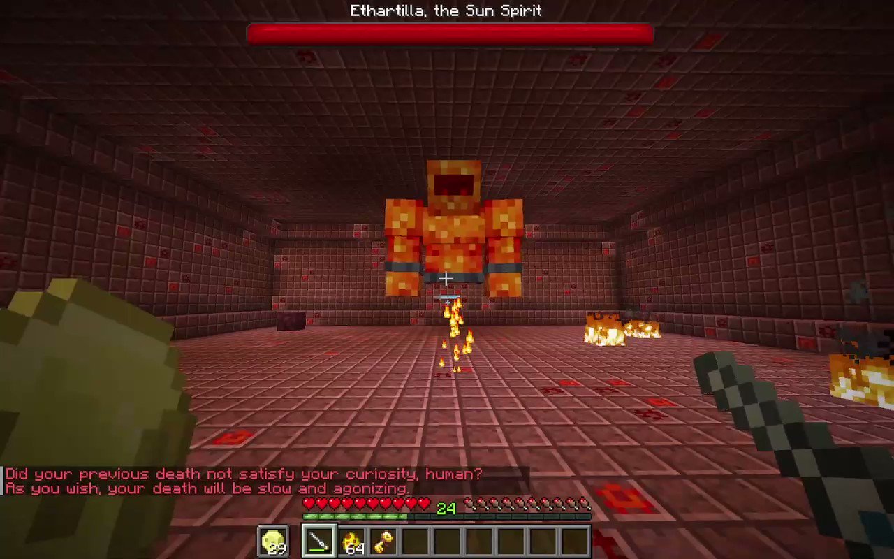 Aether Minecraft Bosses