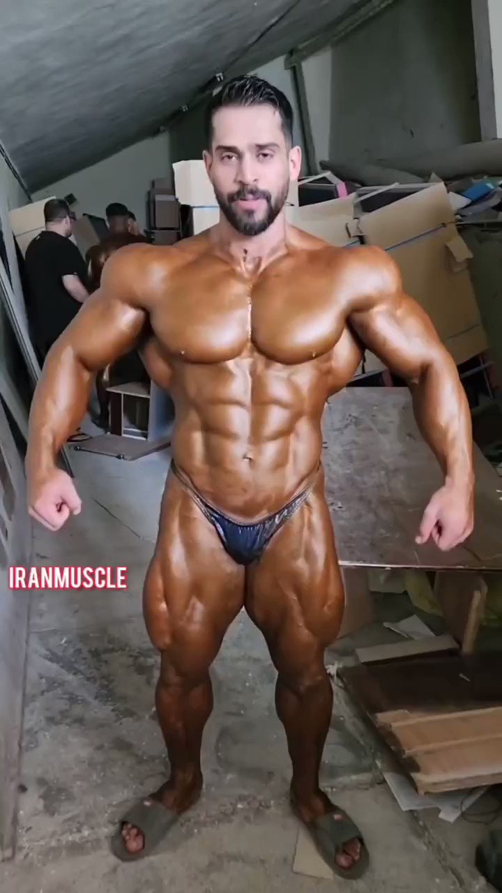 MuscleColtStar (MCS) 50K ️ Thanks on Twitter: "Babak back stage posing 😍🥰 ️ #bodybuilder https ...