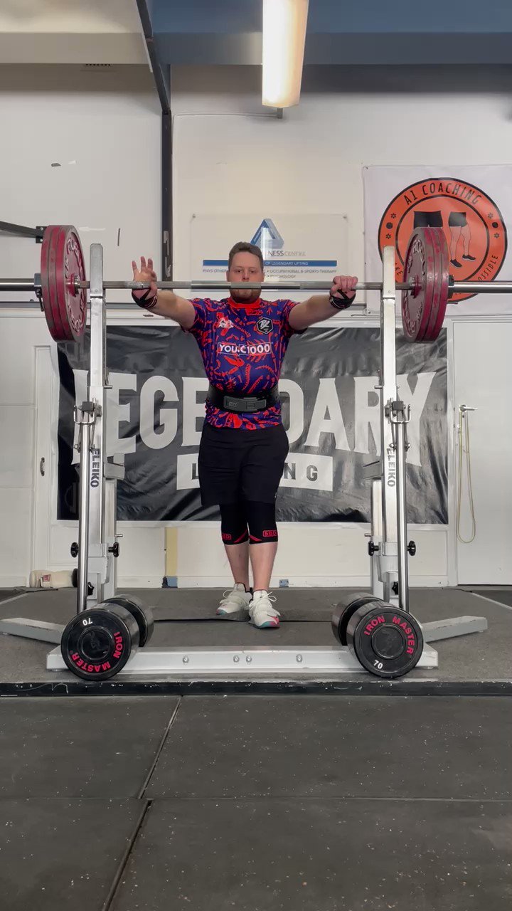 Mitch on Twitter: "Crook as, down to 104kg bw, so taking it very easy after a week or so off the ...