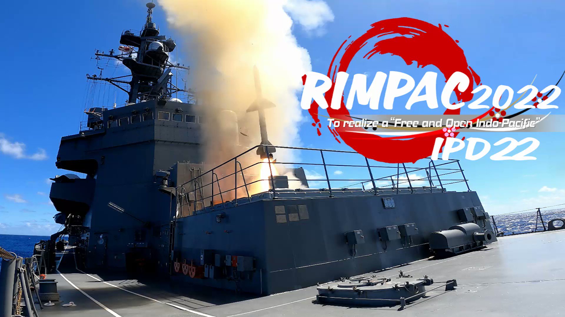 Japan Maritime Self-Defense Force on Twitter: "29 JUN - 4 AUG, #IPD22 first surface unit JS ...
