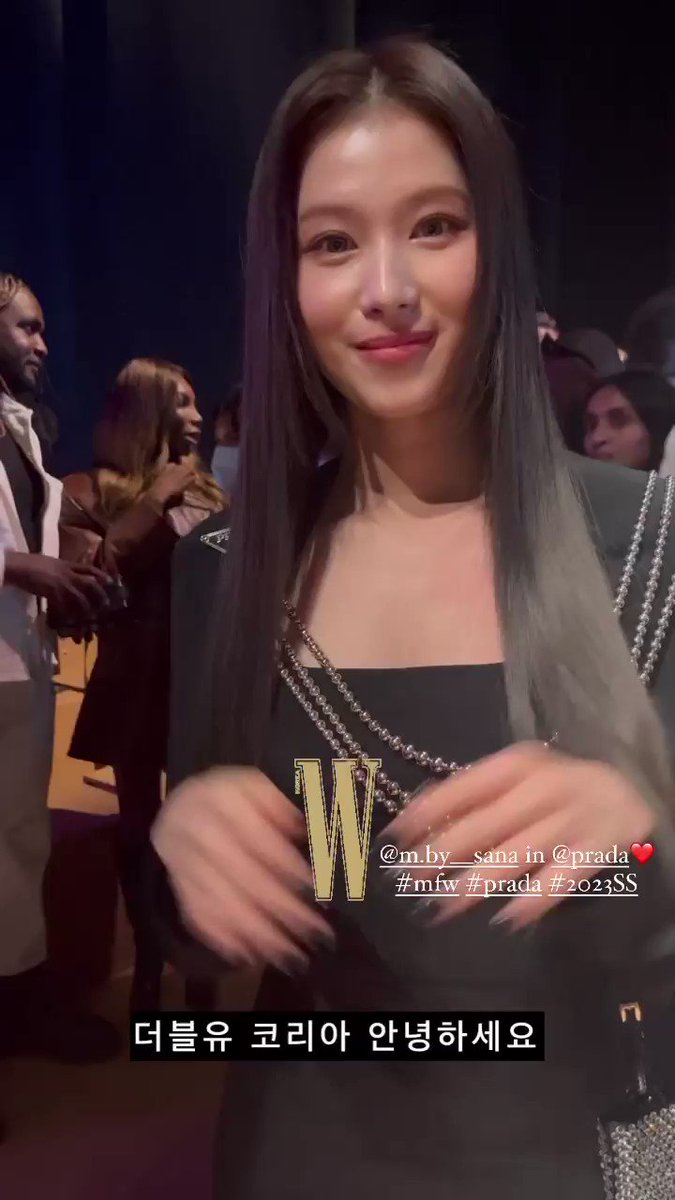 TWICE Indonesia on Twitter: "W Korea’s IG Story with SANA 🔗 https://instagram.com/stories/wkorea ...