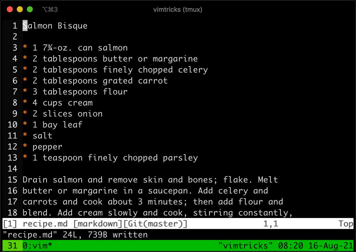 VimTricks on Twitter: VimTricks on Twitter:
