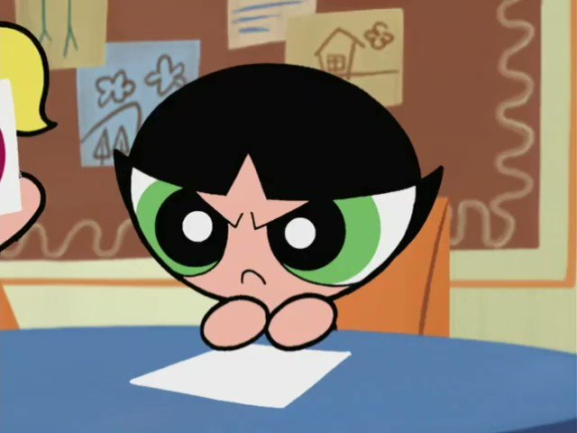 Powerpuff Girls Buttercup Angry